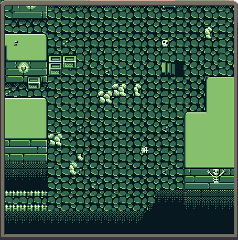 GB Studio Dungeon Tileset 8x8 by Rekkimaru