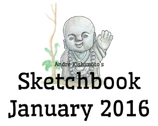 André Kishimoto's Sketchbook January 2016 by 岸本 Kishimoto Studios
