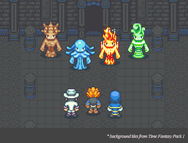 Time Fantasy RPG Sprites 2 (with Monsters) by finalbossblues
