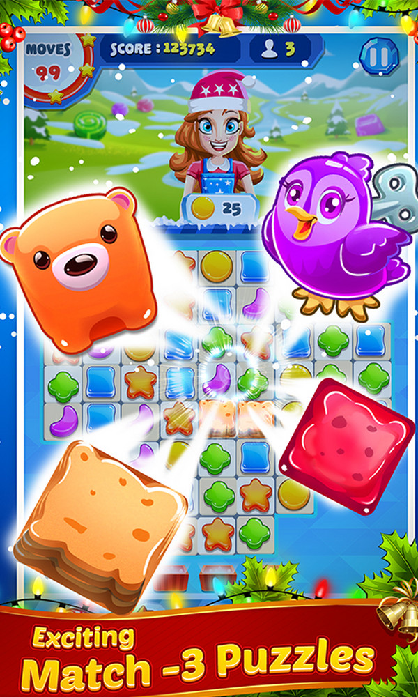 Christmas Match 3 - Merry Christmas Games by Launchship