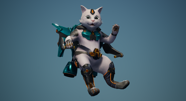 Jetpack Cat by Beccy