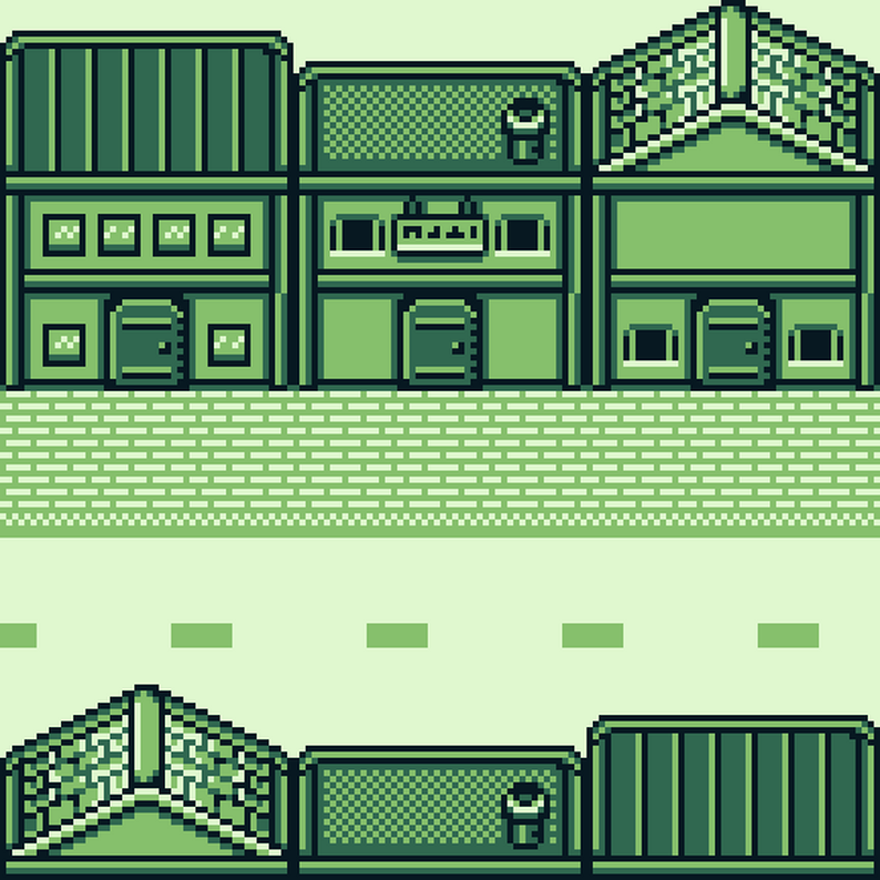 Gameboy Simple RPG tileset by sonDanielson