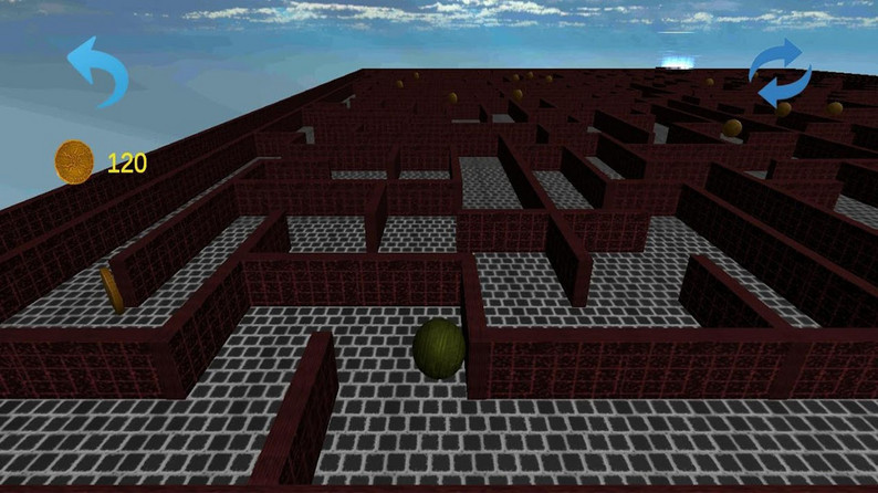 Mazes with monsters and traps. Difficult obstacles by dzmitrymerkul