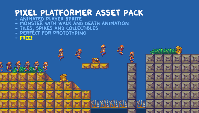 Pixel Platformer Pack by finalbossblues