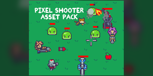 Pixel Shooter and Towers Asset Pack by finalbossblues