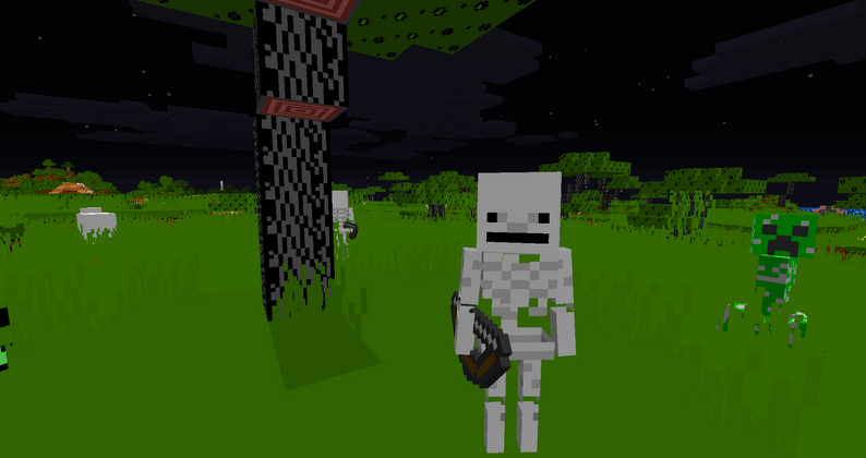 Minecraft for the Nintendo Entertainment System by Heatso