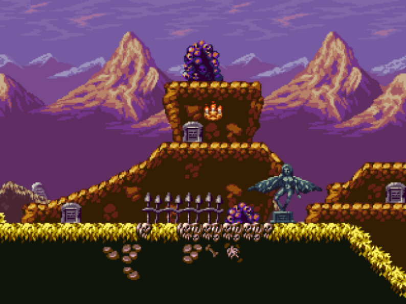 Cemetery Hills Platformer Set by Jestan