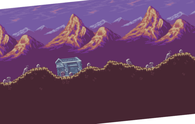 Cemetery Hills Platformer Set by Jestan