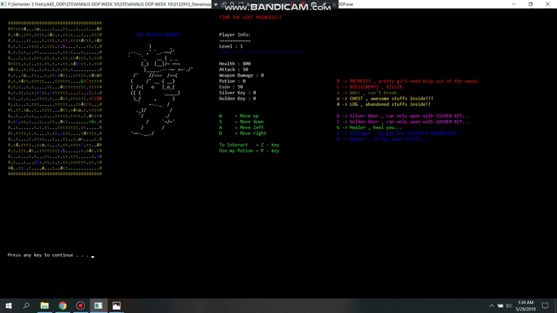 Text Adventure Game by Lakes Production