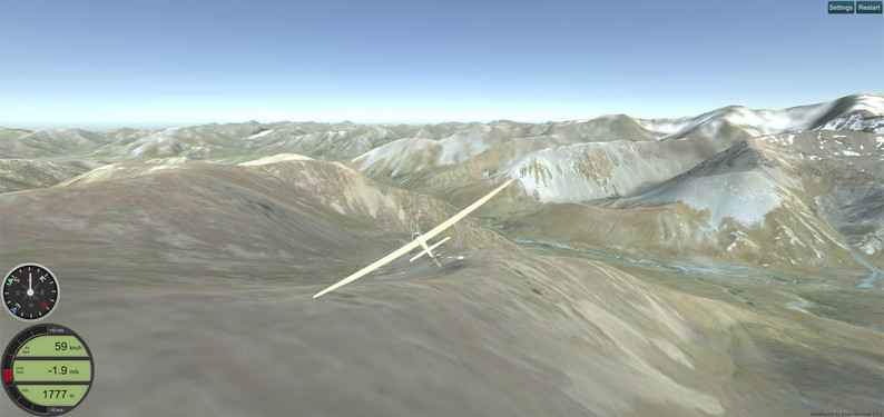 Sailplane Flight Simulator by Evan