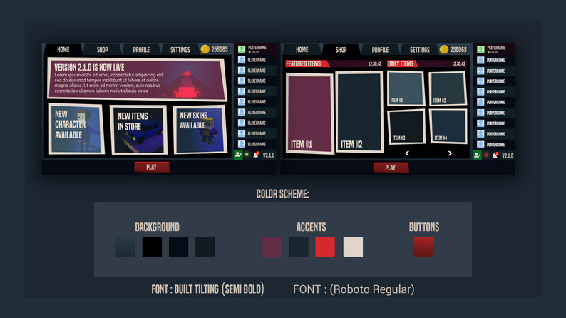 Battle Royale/ FPS Game UI Asset Pack by LoudEyes