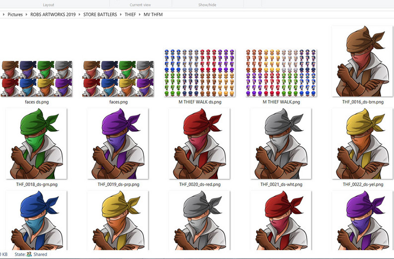Thief Sprites by Low