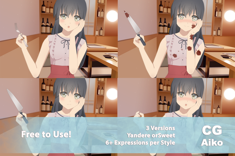 Aiko - Free Character Sprite by NoranekoGames