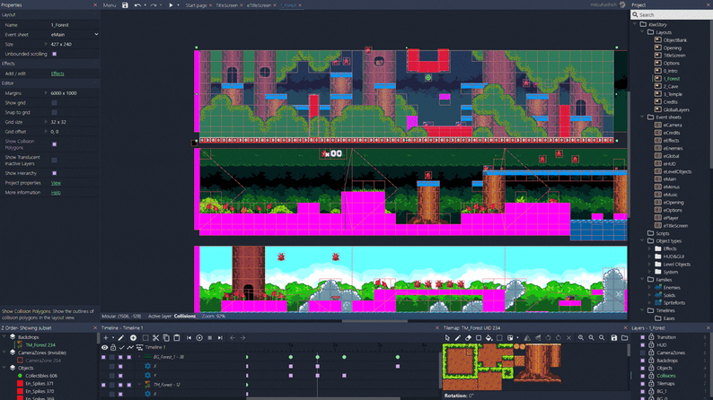 PROCSS theme for Construct 3 by mitsuhashish
