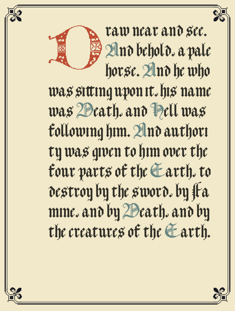 Gothic Pixel Font by Leoda