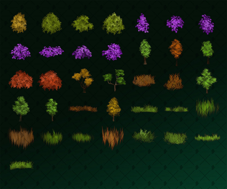 Assets: Sprites Forest [Nature Platformer] #1 by Wenrexa