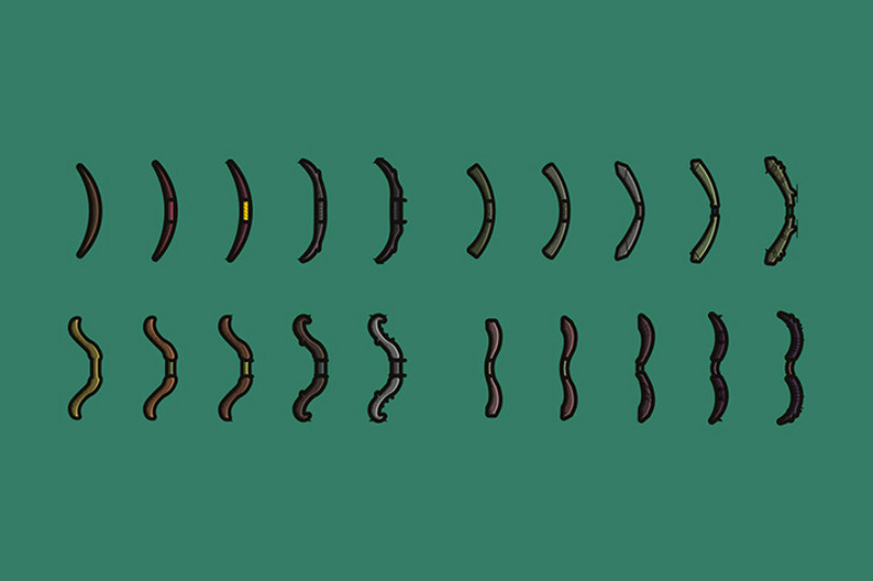 Bow 2D Weapons by Free Game Assets (GUI, Sprite, Tilesets)