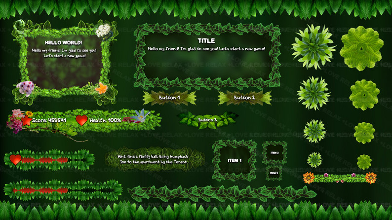 Assets: Free GUI Casual Nature by Wenrexa