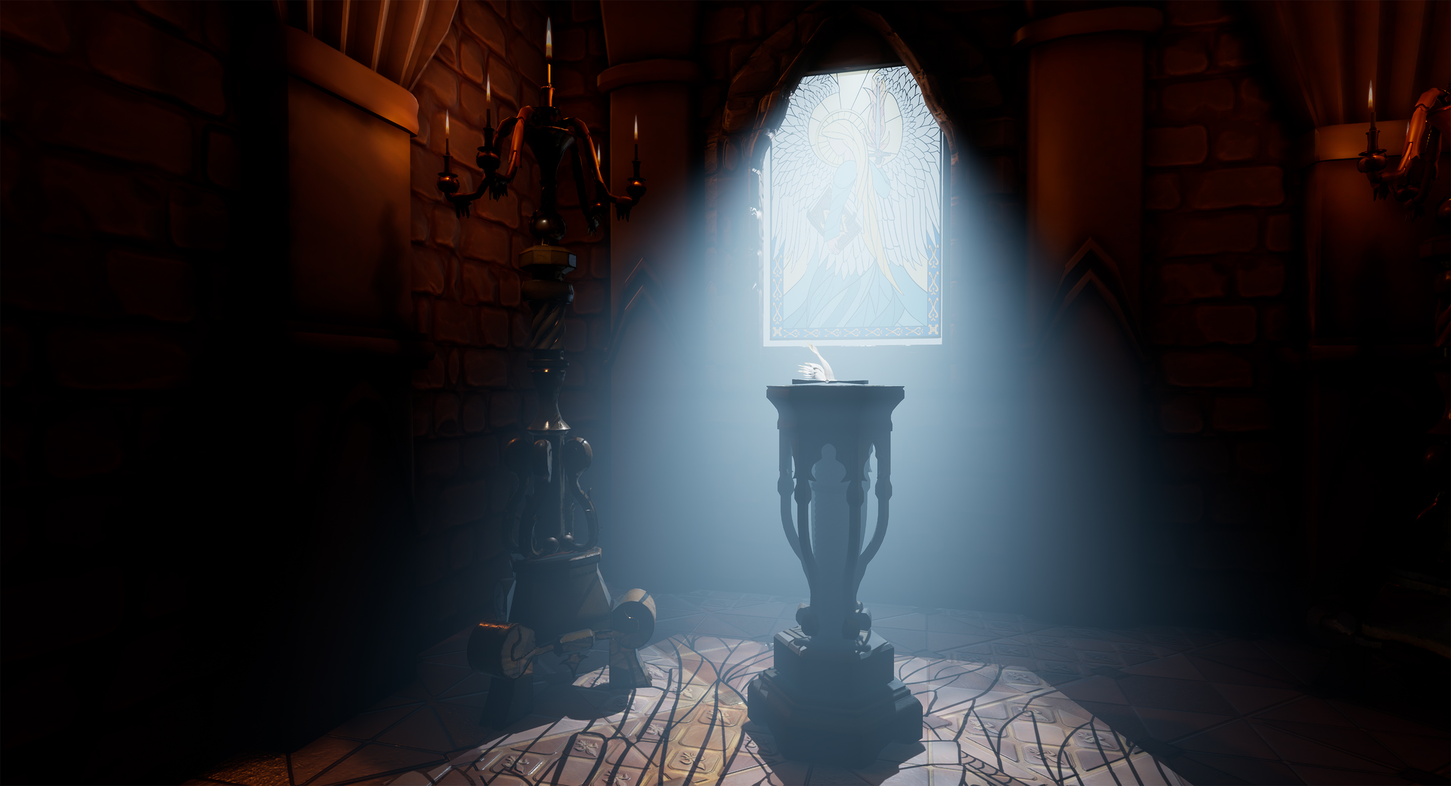 Holy room of prayers by Aonee for SFASX: Environment Art - itch.io
