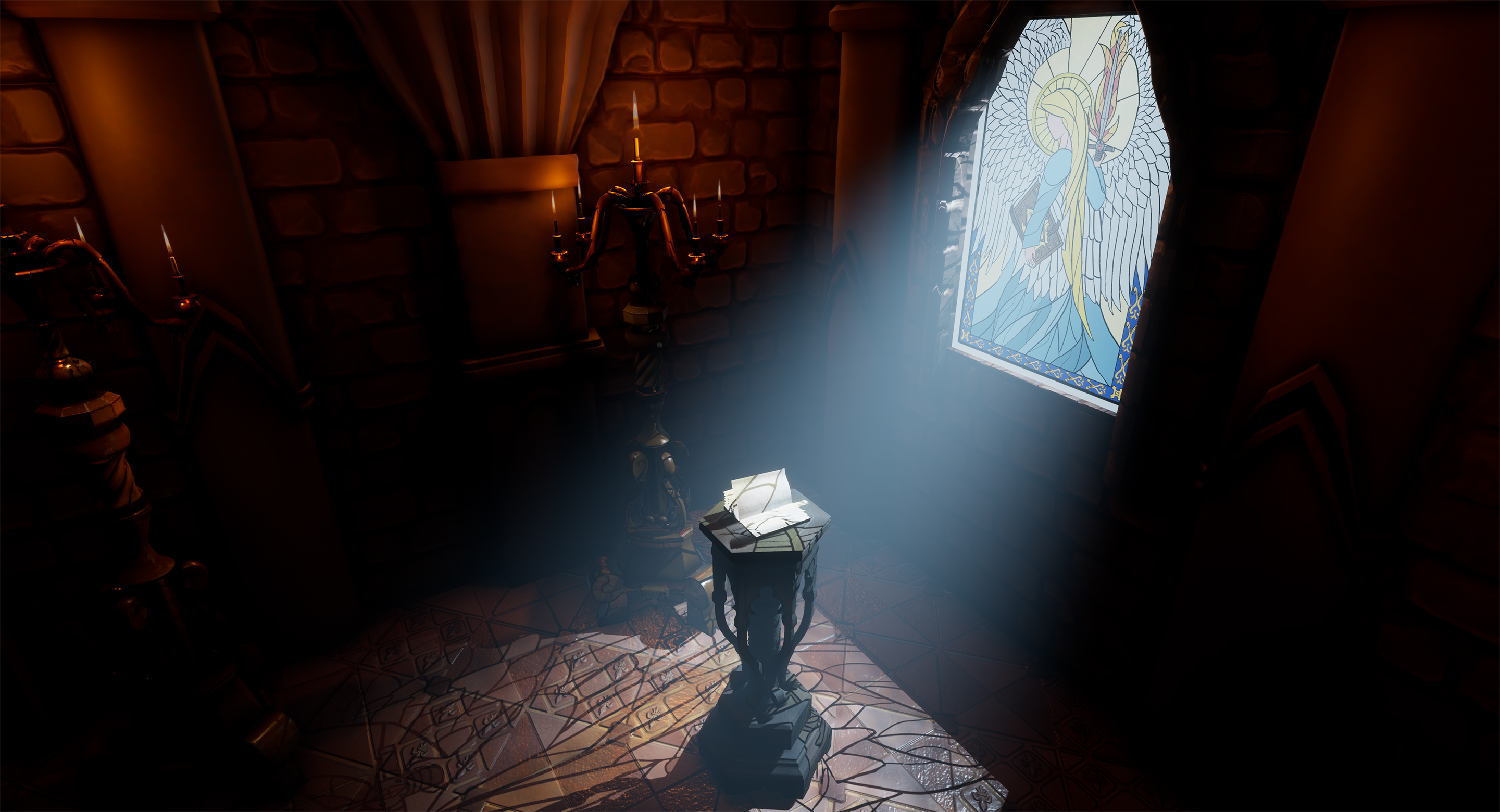 Holy room of prayers by Aonee for SFASX: Environment Art - itch.io