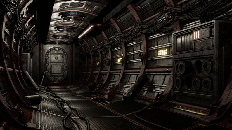 Sci Fi Corridor by Joe Edwards Sci Fi Corridor by Joe Edwards