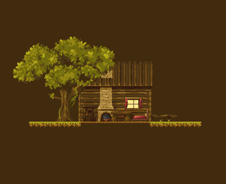 Pixel Valley | Forest (16x16) by Kauzz