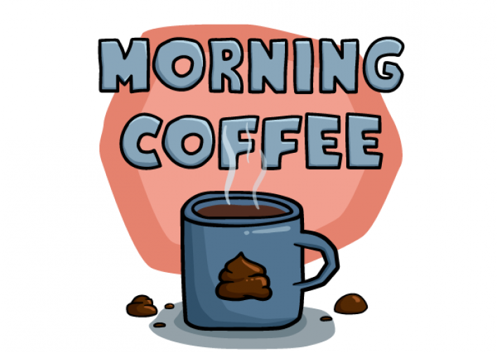 Morning / Coffee / Poop by fatsopanda
