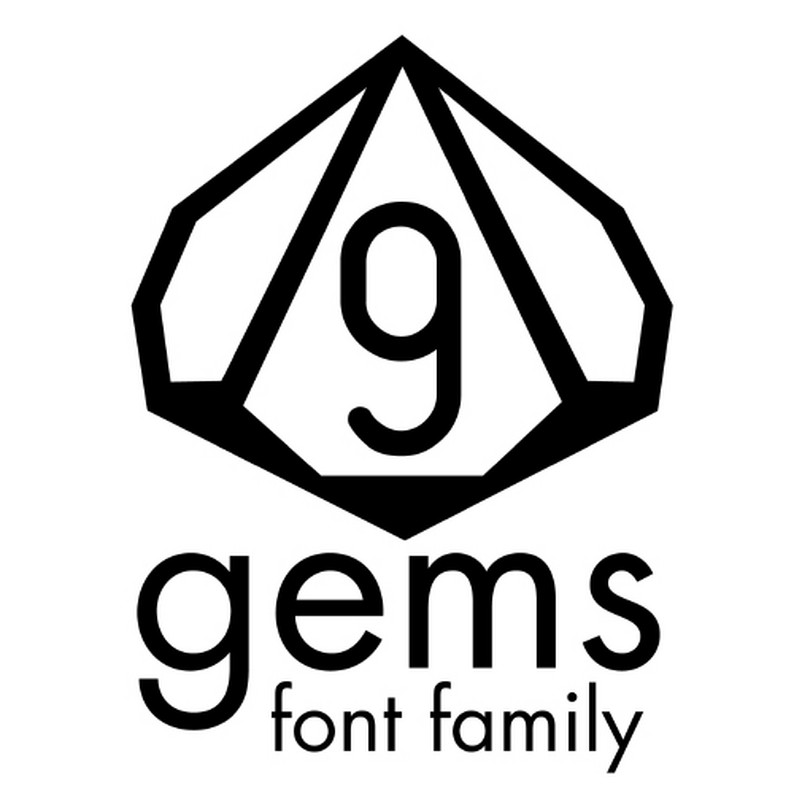 gems font family by herror