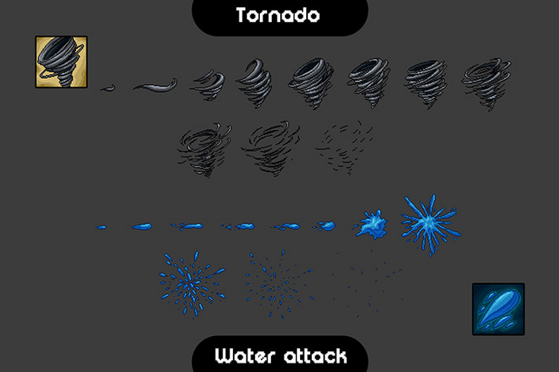 Magic Effects Pixel Art by Free Game Assets (GUI, Sprite, Tilesets)