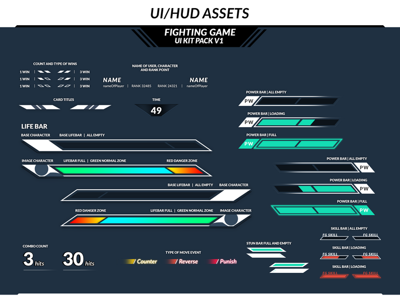 FIGHTING GAME UIKIT-V1 by rupertBastos