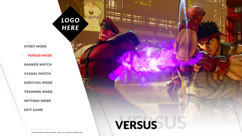 FIGHTING GAME UIKIT PACK-V1 by rupertBastos