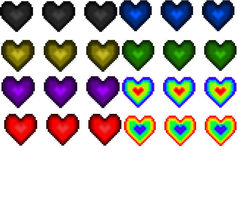 (Free) Life Hearts (Animated) - Full w/Borders + Variants by ...