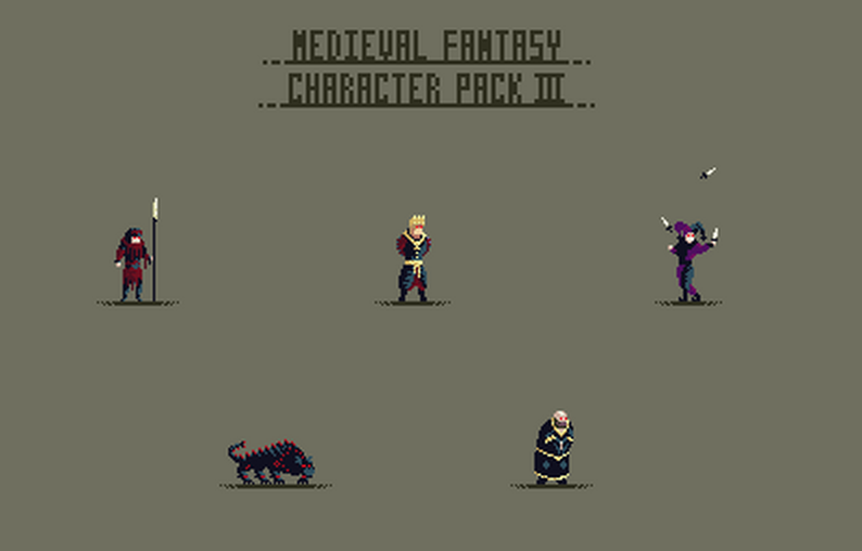 Medieval Fantasy Character Pack 3 by OcO