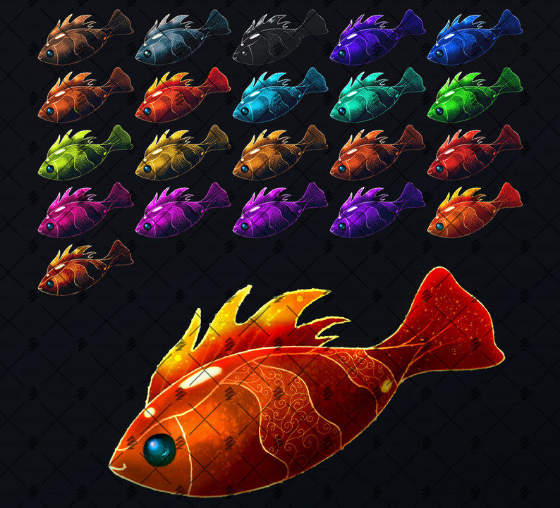 Assets: Cartoon Fishes [Pack] by Wenrexa