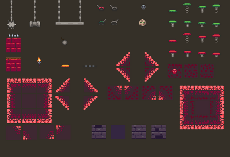 Traps & Tileset - Pixel by NYKNCK