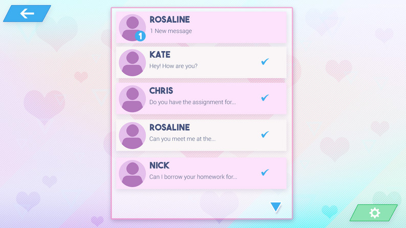 Dating Sim UI Pack by LoudEyes