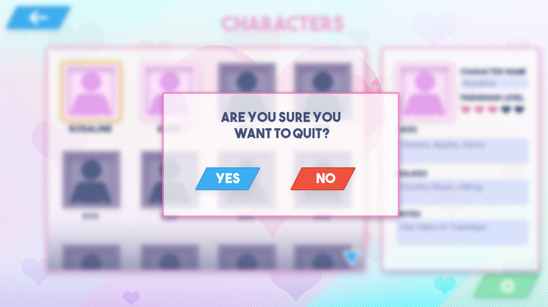 Dating Sim UI Pack by LoudEyes