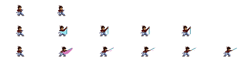 Free Pixel Samurai SpriteSheet by Chris Yang