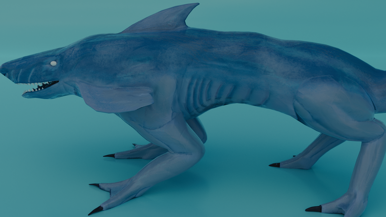 Shark With Legs by Brunoszwa