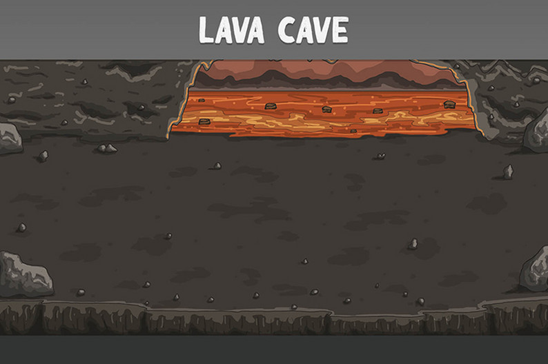 4 Cave Game Battle Backgrounds by Free Game Assets (GUI, Sprite, Tilesets)