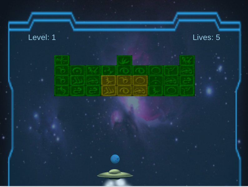 Alien Brick Breaker by Anthony J