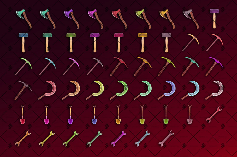 Assets: GUI: Medieval Tools Icon by Wenrexa