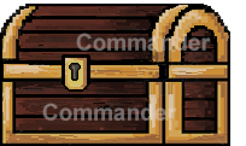 Animated Treasure Chest Pixel art 2D by Commander_video