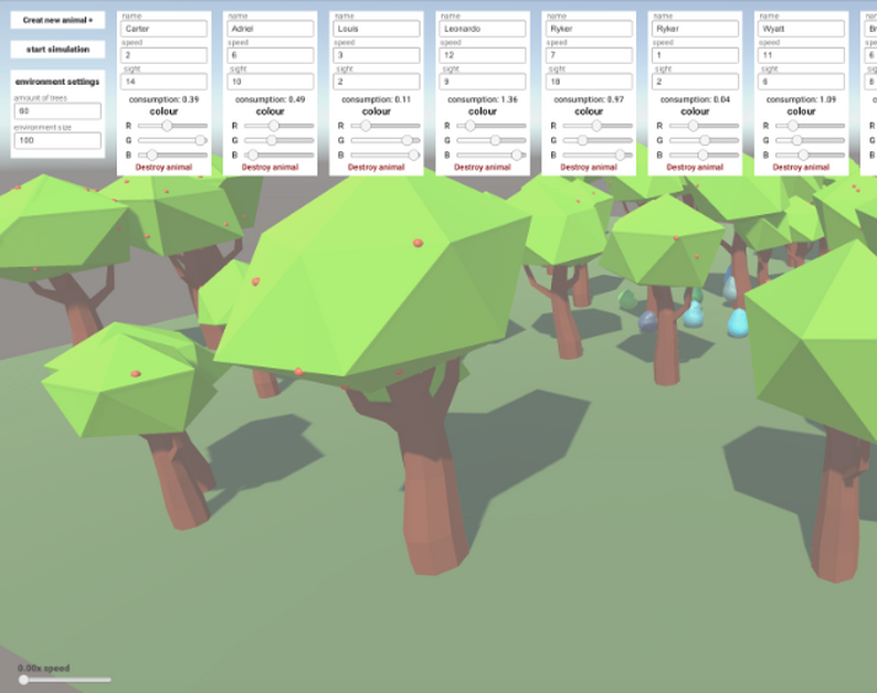 Simple evolution Simulator by loco_games