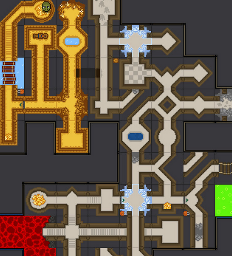 pixel-art 390 dungeon tileset / cards by TimberwolfGames