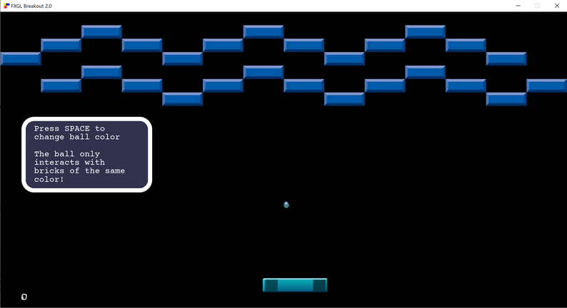 FXGL Color Breakout by FXGL