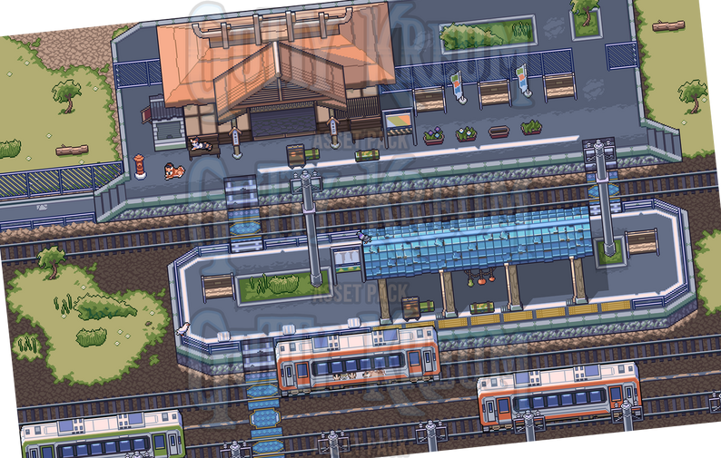 The Japan Collection: Train Station by GuttyKreum