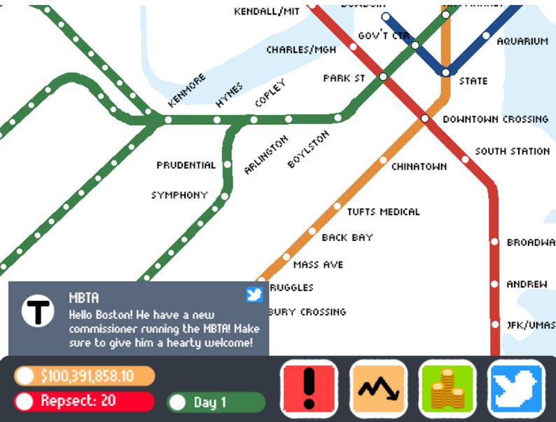 MBTA Simulator by Cable Stayed Studios