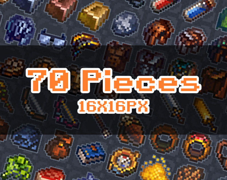 ⚔️ FREE 16x16 RPG Asset Pack by ssugmi