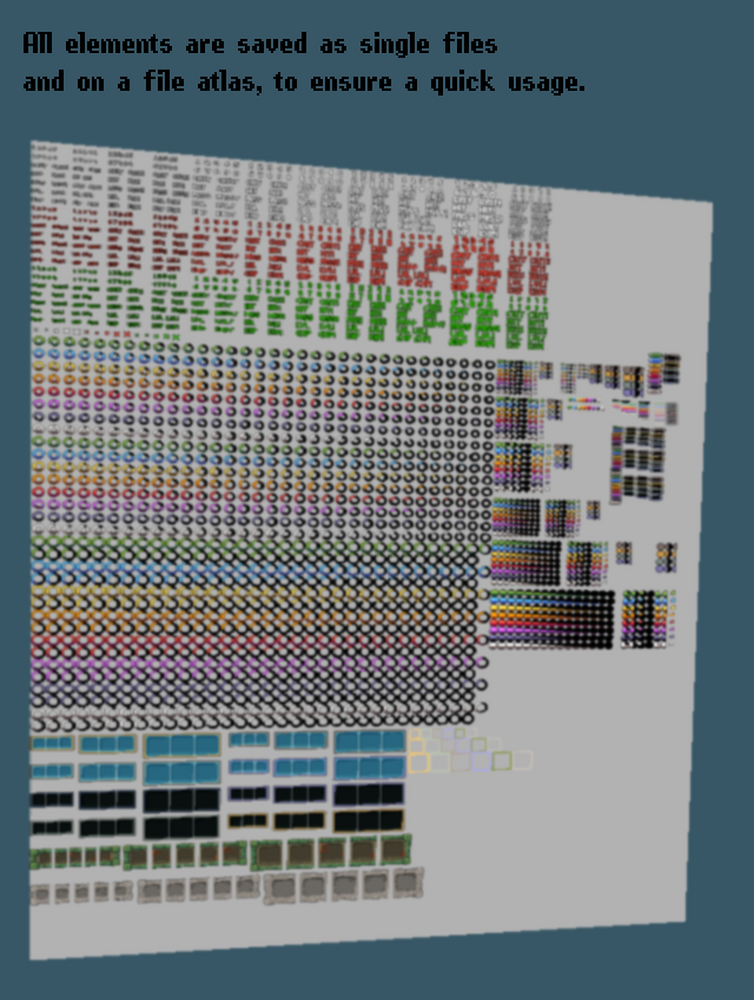 Pixel Menu GUI HUD Health & Bars by Thomas Feichtmeir "Cyangmou"